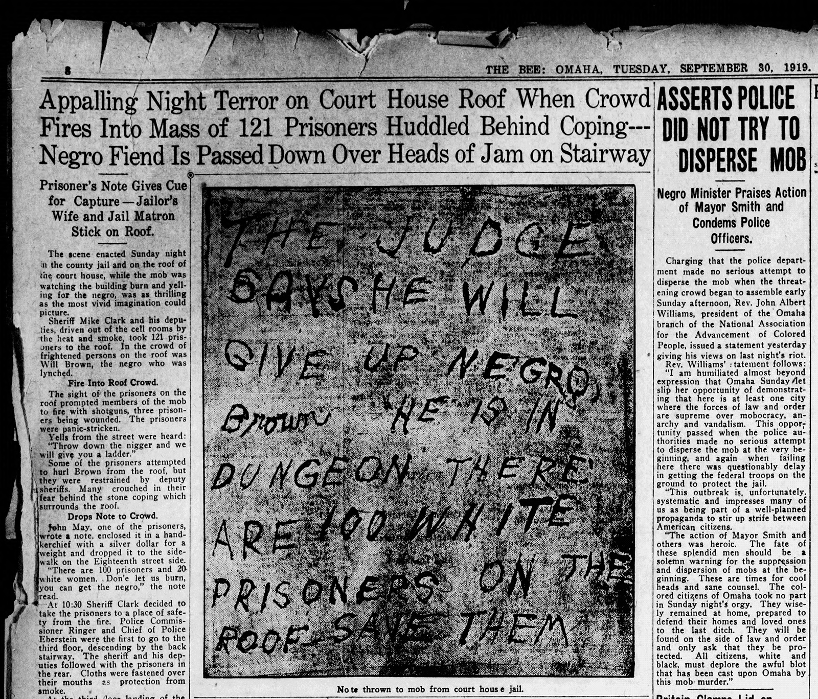 Centennial of Lynching at Douglas County Courthouse Marked by Two ...