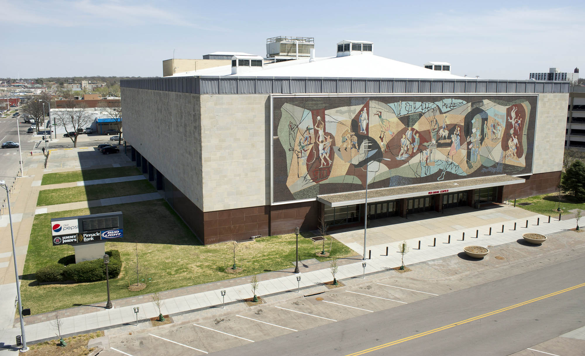 Plans Rev Up For Resurrection Of Iconic Pershing Center Mural | Omaha ...